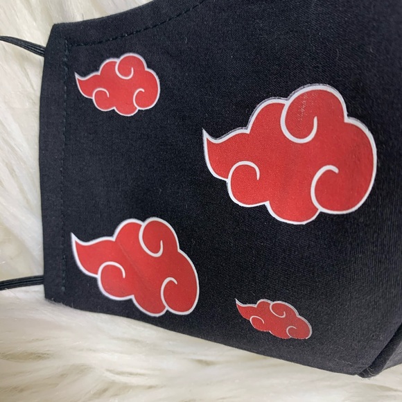 Hand Crafted | Accessories | Naruto Face Mask Reversible Triple Layered ...